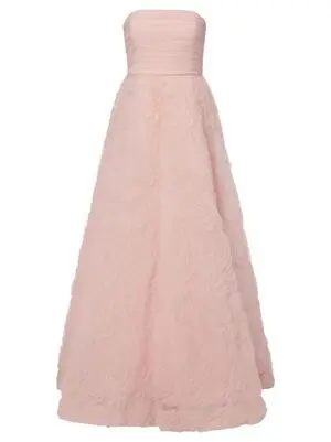 Rebecca Vallance Strapless Tulle Gown - Pink