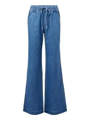 Veronica Beard Dunford Wide-leg Jeans - Blue