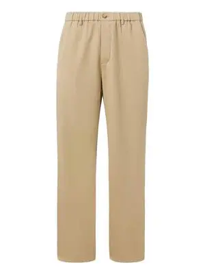 FRAME Cotton Straight Pants - Beige