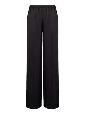 Vince Mid-rise Wide-leg Pants - Black