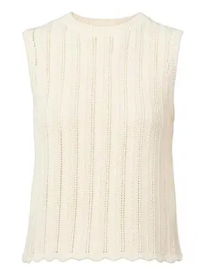 ALTUZARRA Zabou Scalloped Pointelle Top