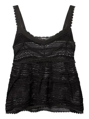 Zimmermann Lucky Lace Top - Black