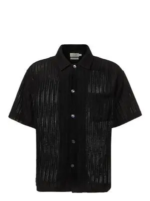 FRAME Crochet Shirt - Black