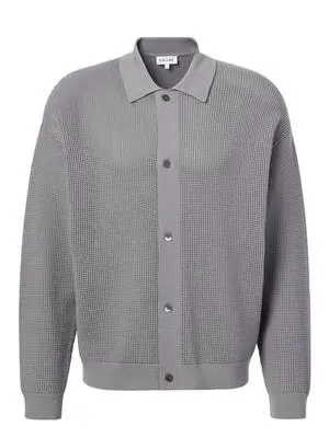 FRAME Open-knit Cardigan - Grey