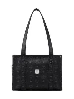 Mcm Aren Shopper Tote - Black