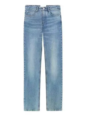 AMI Paris Classic Fit Cotton Jeans - Blue