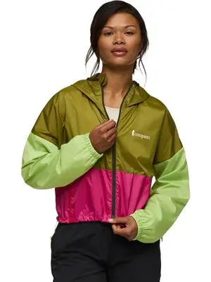 COTOPAXI Teca Crop Windbreaker Jacket - Green Juice