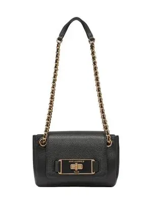 Karl Lagerfeld Paris Bridgette Crossbody Black/gold