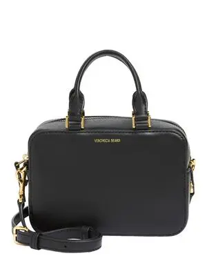 VERONICA BEARD Boxy Top Handle Leather Bag