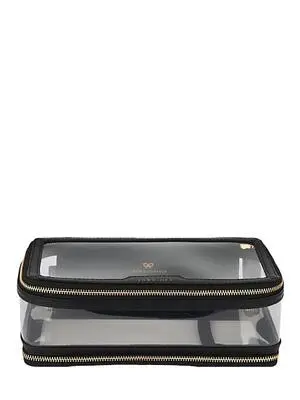 ANYA HINDMARCH Logo-branded Plastic Case - Clear/black