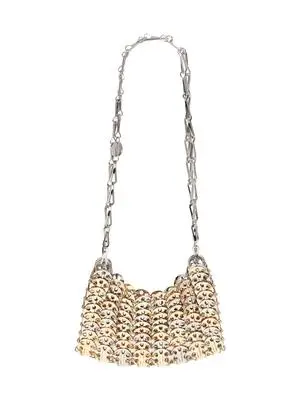 Rabanne Nano 1969 Iconic Shoulder Bag - Pink Gold / Silver