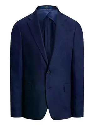 Polo Ralph Lauren Check Single-breasted Blazer - Blue