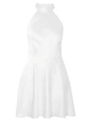 HALFPENNY LONDON Bloom Open-back Mini Dress - Neutrals