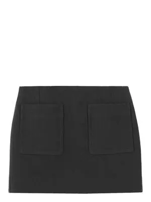 Bottega Veneta Woven Mini Skirt - Black