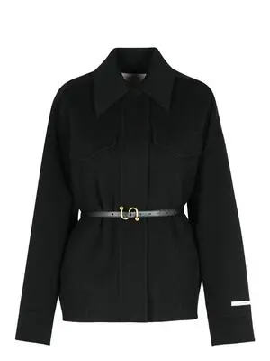 Sportmax Cantor Virgin Wool Jacket - Black