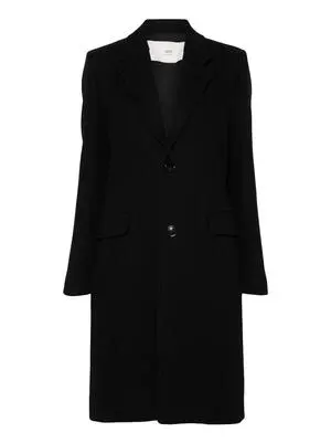 AMI Wool Single-Breasted Coat