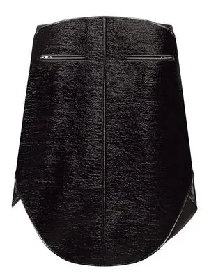 COURREGES High-Waisted Skirt With Glossy Effect