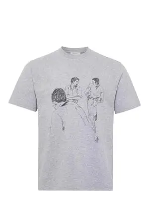 JW Anderson Sketch-print T-shirt - Grey