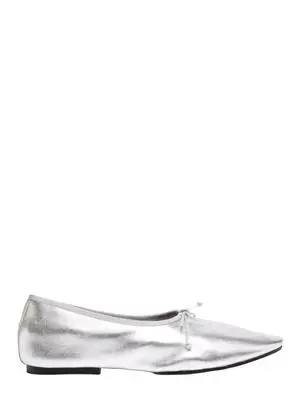ABOUT ARIANNE Glove Ballerina Flats - Silver
