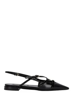 Miu Miu Slingback Ballerina Flats - Nero