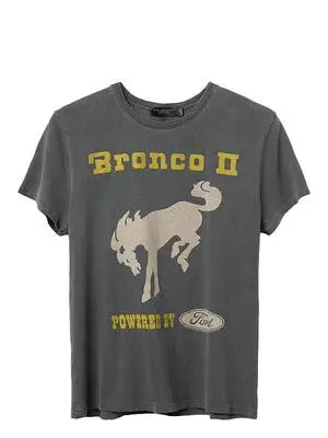 Junk Food Clothing Bronco Get Up And Go Vintage Tee - Vintage Black