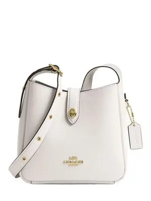 COACH® Hadley Mini Crossbody Bag Pebbled Leather/gold/chalk