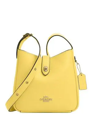 COACH® Hadley Mini Crossbody Bag Pebbled Leather/gold/yellow