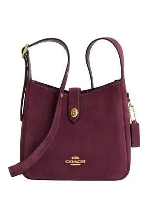 COACH® Hadley Mini Crossbody Bag Suede/gold
