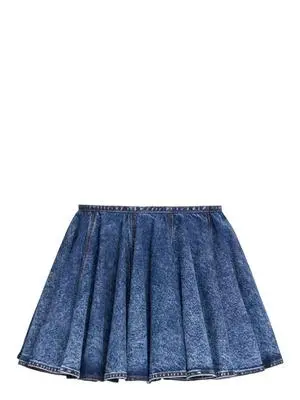 ALAÃA Skater Skirt - Blue