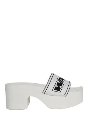 Alexander Wang Webbing Pool Slide - White