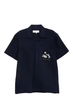 PALMES Garden Shirt - Blue