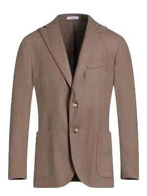 Boglioli Flannel Single-breasted Blazer - Beige