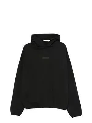 Fear Of God Logo-plaque Hoodie - Black