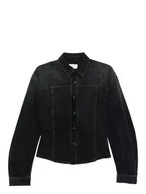 HAIKURE Button-fastening Denim Jacket - Black