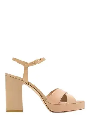 STUART WEITZMAN Heeled Sandals - Ajm Adobe