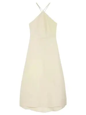 JIL SANDER Halterneck Long Dress - Yellow