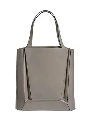 MERRYL TIELMAN Panelled Leather Tote Bag - Grey