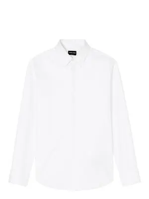 Giorgio Armani Cavalry Cotton Shirt - White