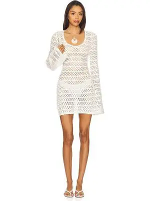 SEROYA Sophie Crochet Dress - Porcelain