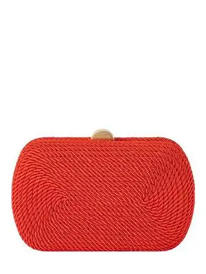 OLGA BERG Martina Coiled Rope Clutch