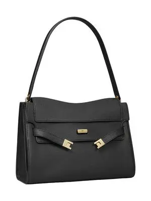 Tory Burch Lee Radziwill Large Shoulder Bag - Black