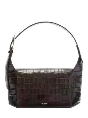 Attico 7/7 Crocodile-effect Shoulder Bag - Brown
