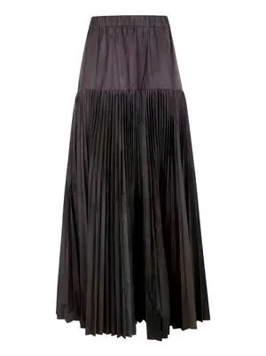 P.a.r.o.s.h Pleated Skirt - Brown