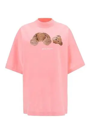 Palm Angels Teddy Print T-shirt - Pink
