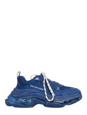 Balenciaga Triple S Clear Sole - Navy Blue