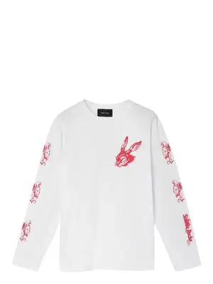 Simone Rocha Tortoise & Hare Long-sleeve T-shirt - White
