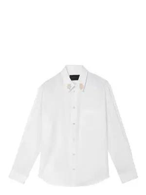 Simone Rocha Pearl-embellished Shirt - White