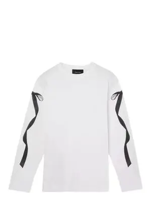 Simone Rocha Bow-print T-shirt - White
