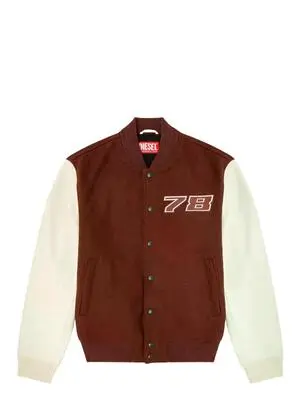 DIESEL® Wool-Blend Varsity Jacket