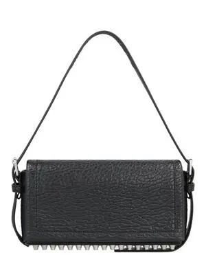 Alexander Wang Ricco Slim Leather Shoulder Bag - Black